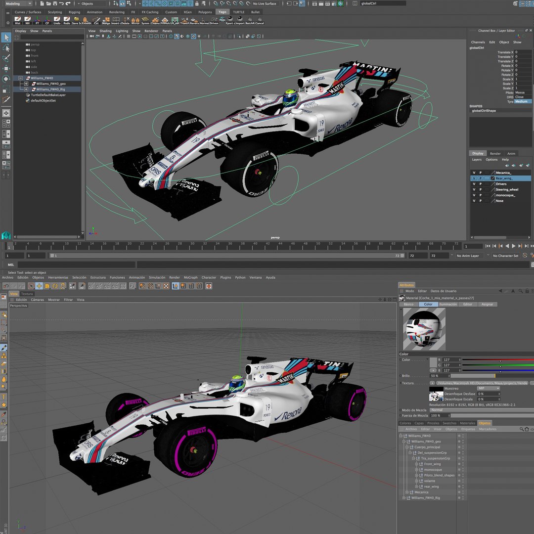 3D model formula 2017 cars 1 - TurboSquid 1271334