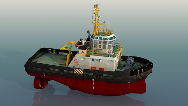 3D model Tug boat II - TurboSquid 1946756