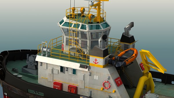 3D model Tug boat II - TurboSquid 1946756