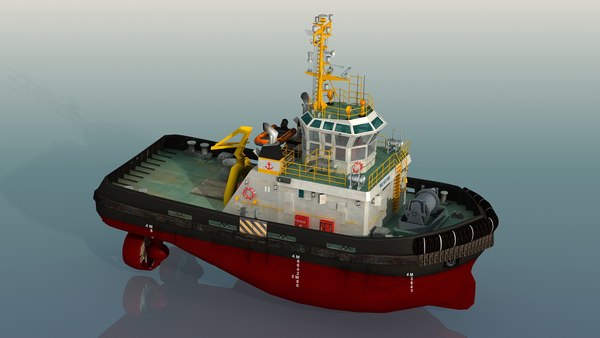 3D model Tug boat II - TurboSquid 1946756