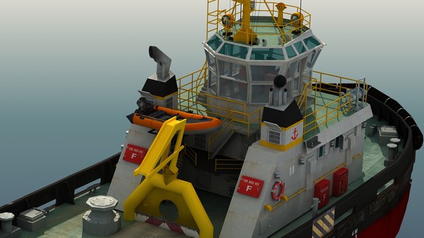 Tug boat II 3D 모델 - TurboSquid 1946756