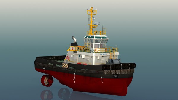 modelo 3d Tug boat II - TurboSquid 1946756