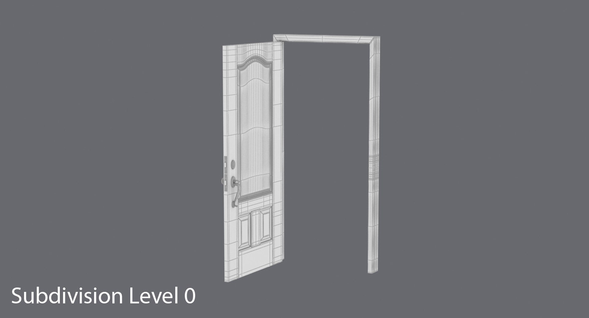 3D Exterior-doors---door-6-open Model - TurboSquid 1246762