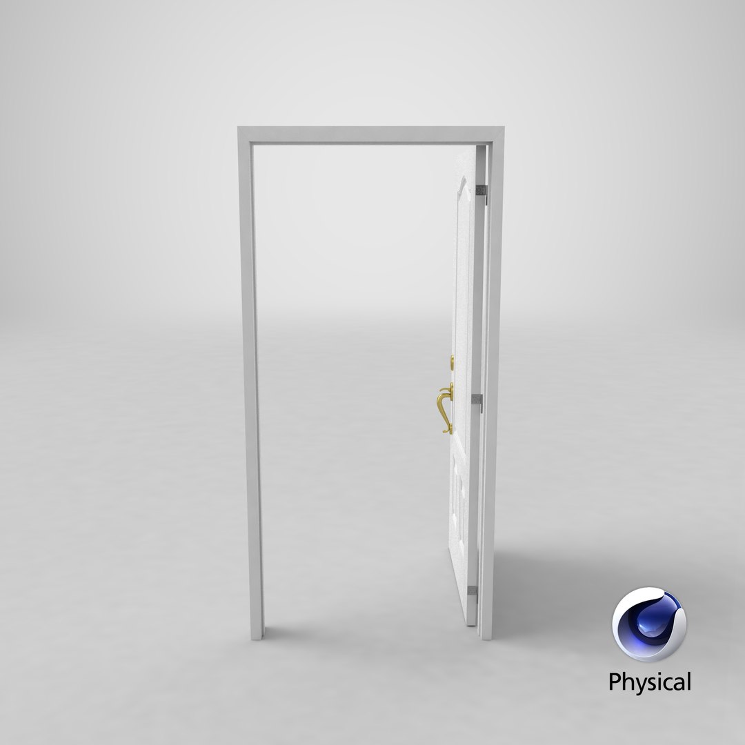 3D Exterior-doors---door-6-open Model - TurboSquid 1246762