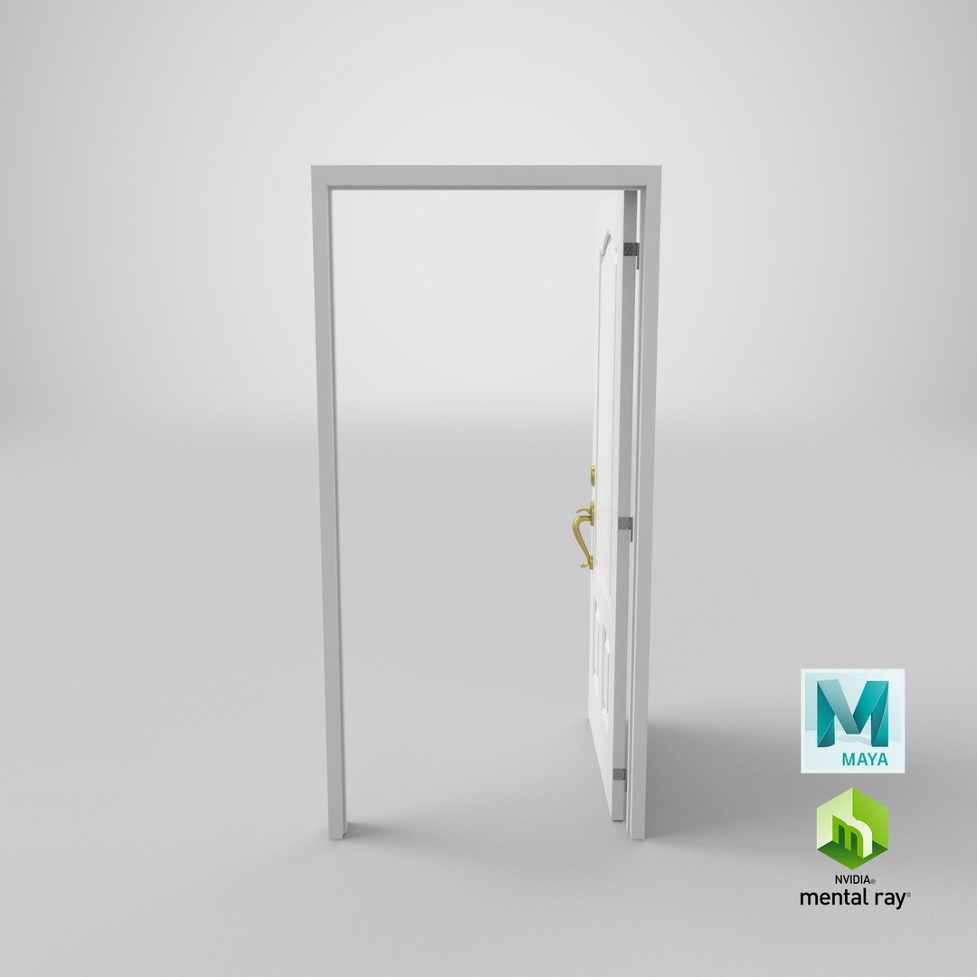 3D Exterior-doors---door-6-open Model - TurboSquid 1246762