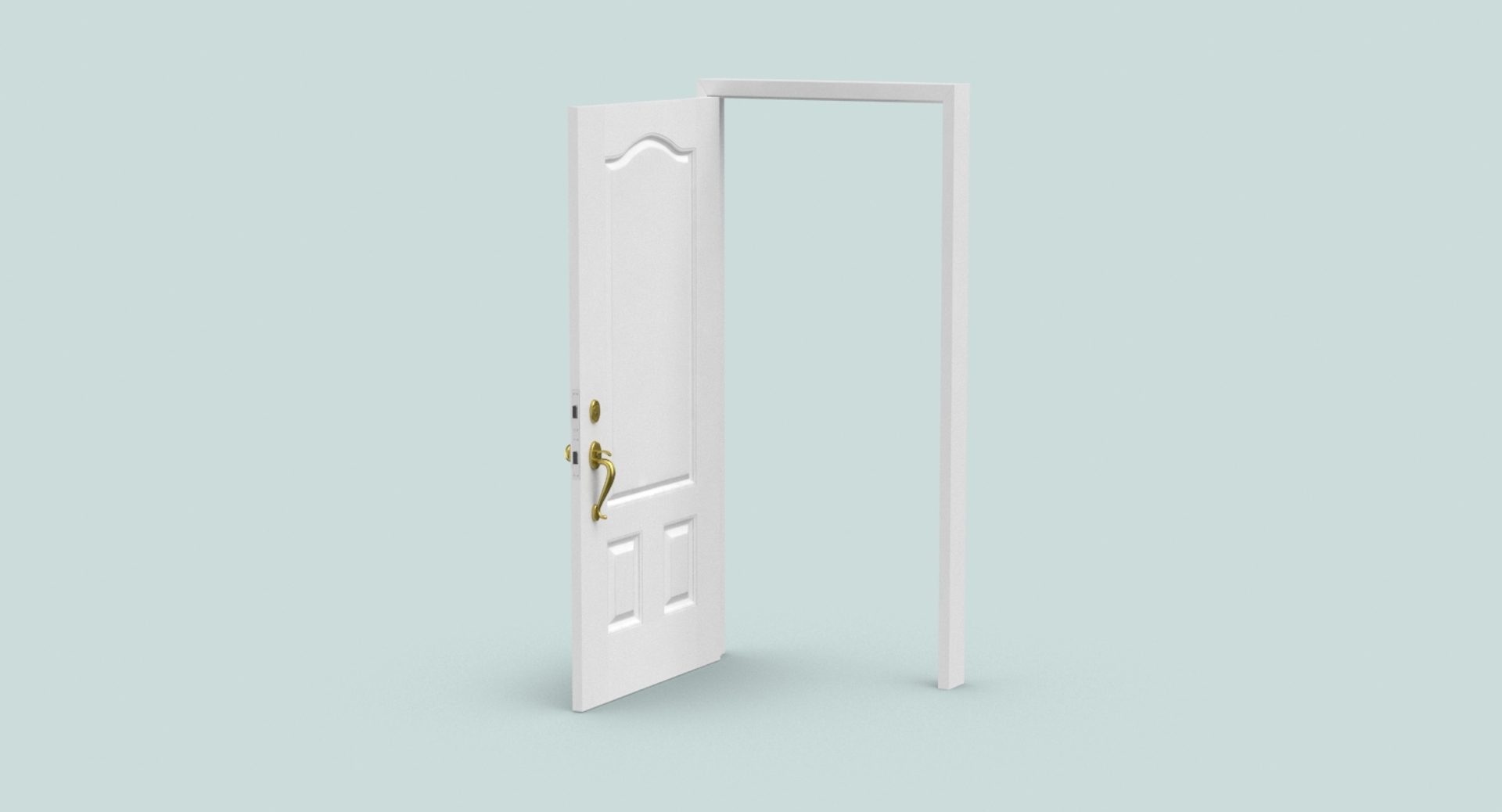 3D Exterior-doors---door-6-open Model - TurboSquid 1246762