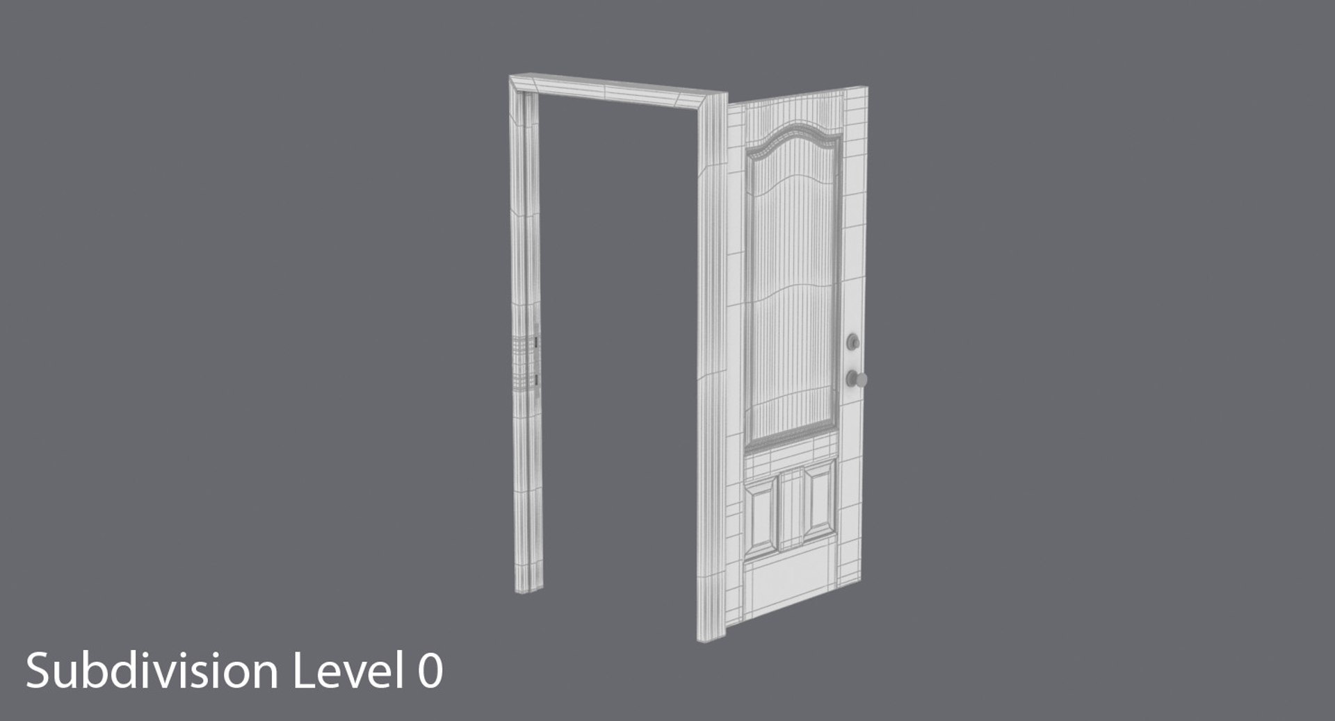 3D Exterior-doors---door-6-open Model - TurboSquid 1246762