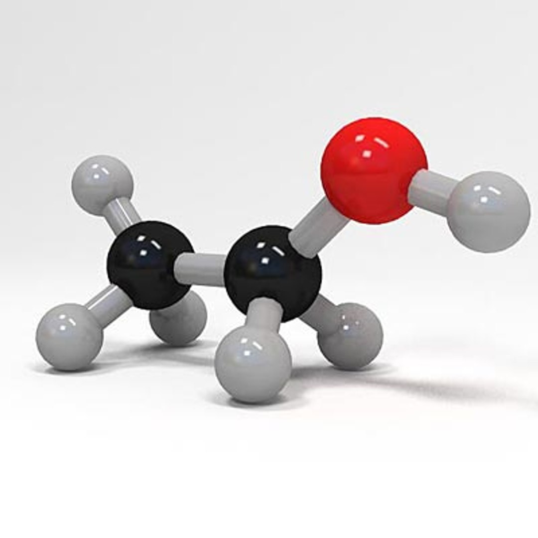 3ds Ethanol Molecule Structure