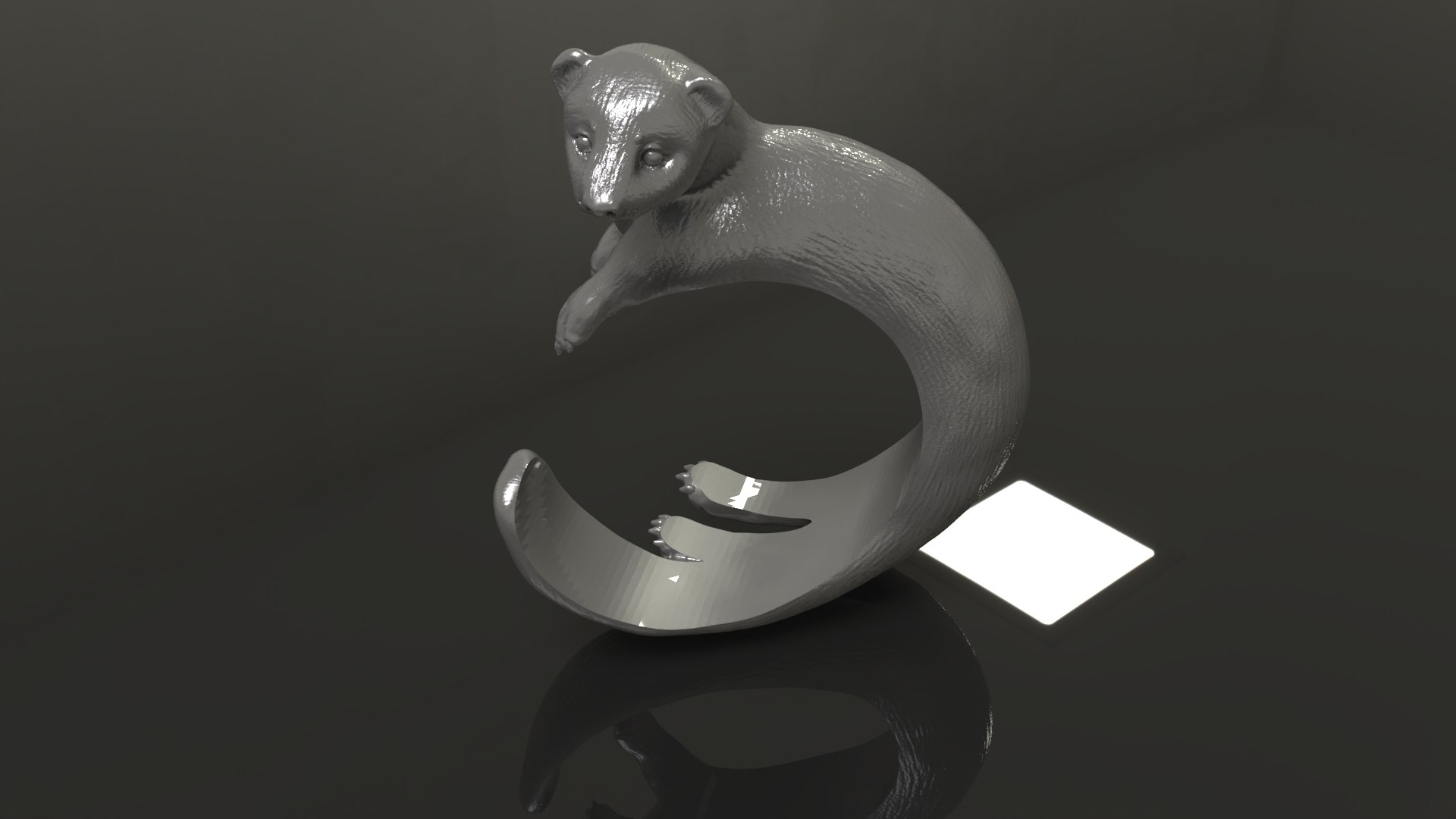 3D Ferret Ring Model - TurboSquid 2149121