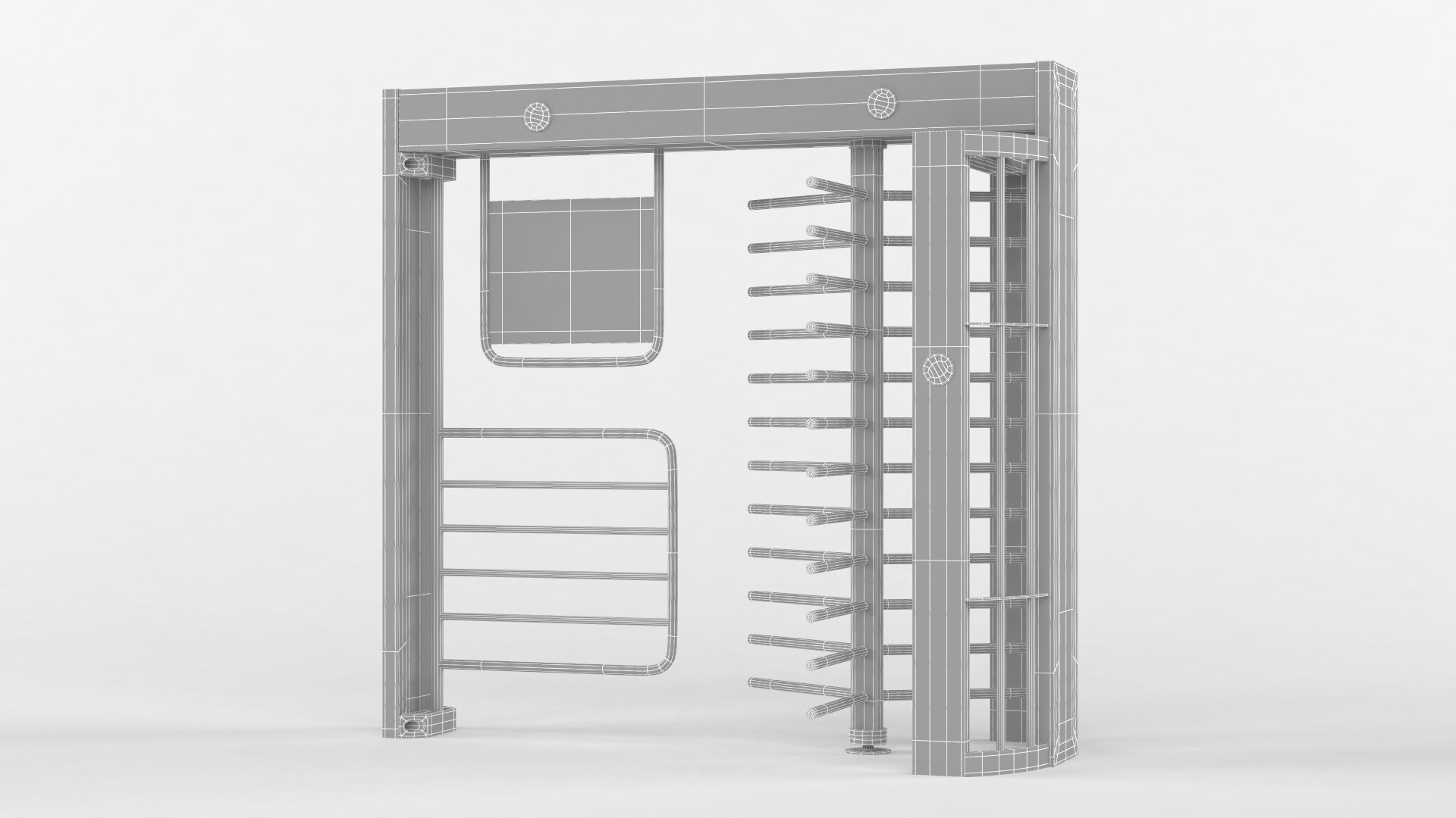 3D Turnstile Gate - TurboSquid 2302850