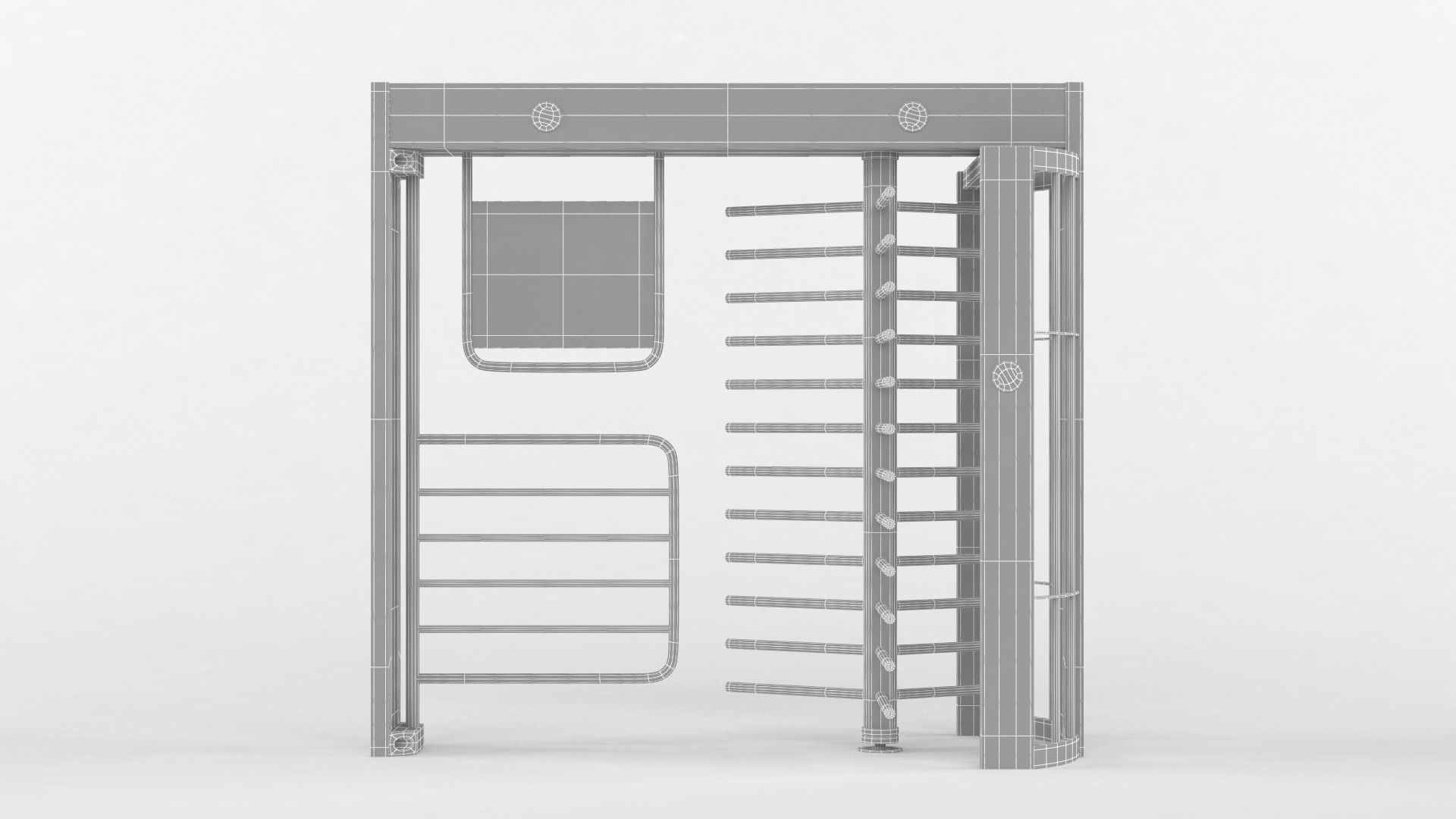 3D Turnstile Gate - TurboSquid 2302850