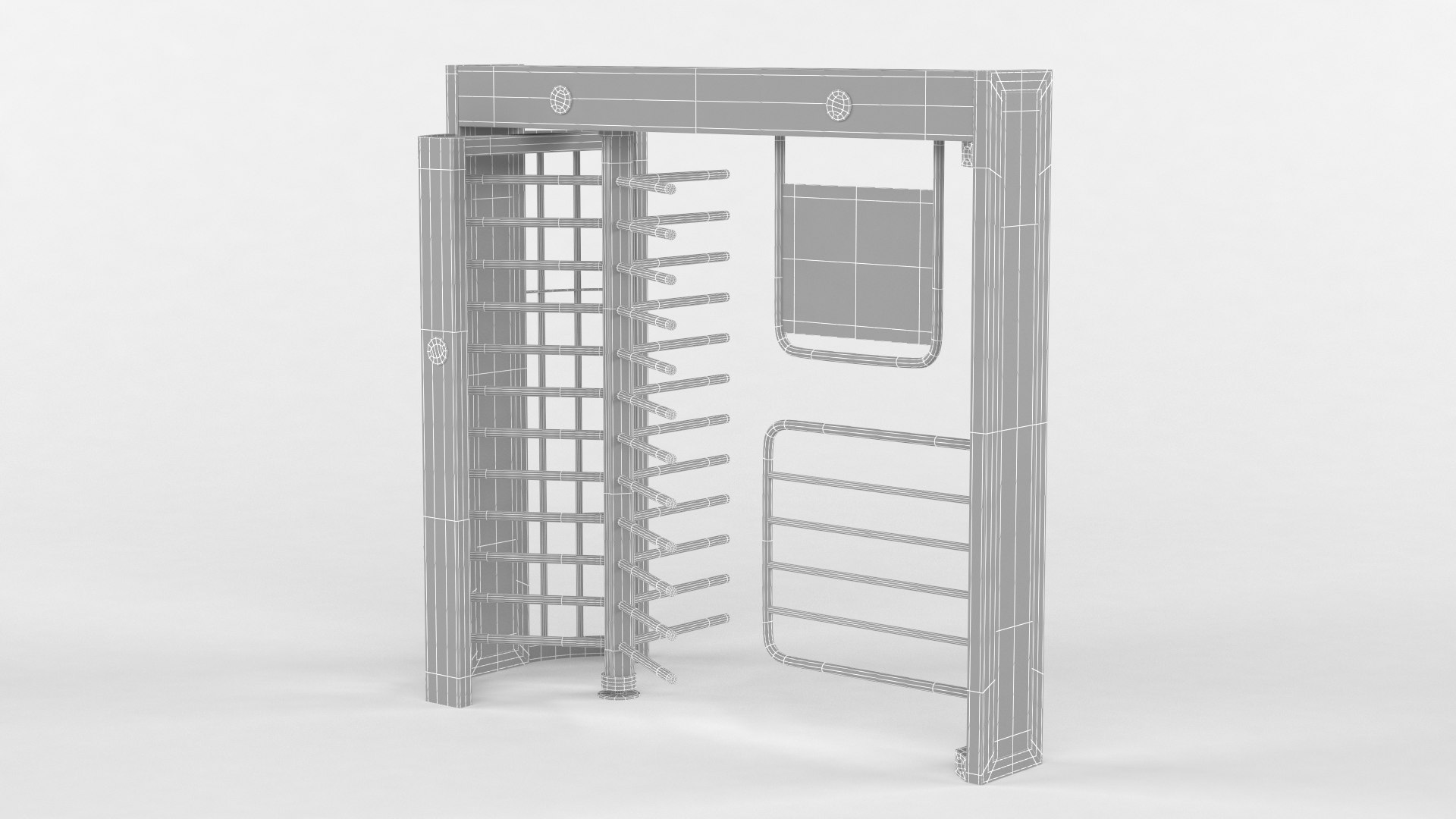 3D Turnstile Gate - TurboSquid 2302850