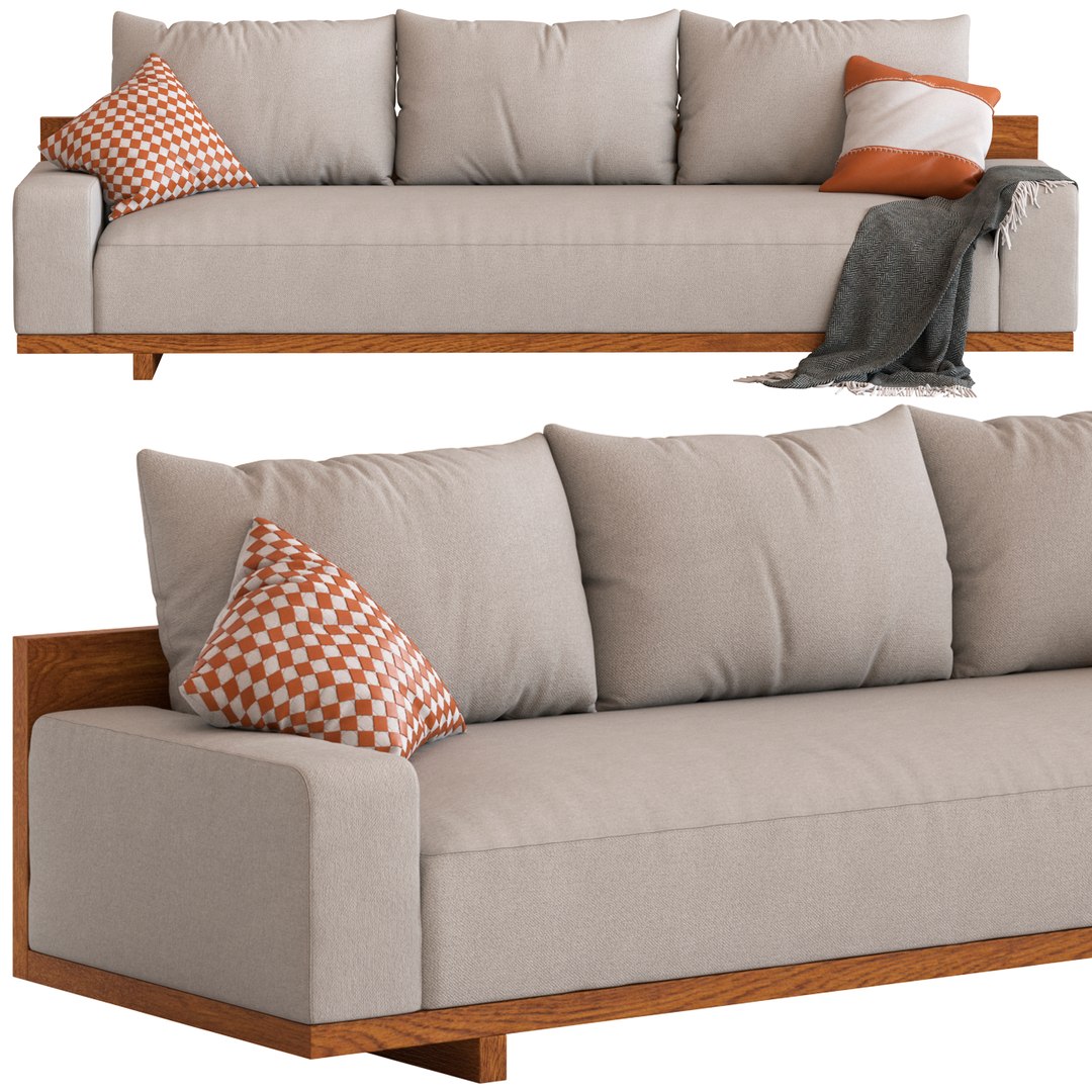 3D Coco Republic Kobe Sofa - TurboSquid 2184208