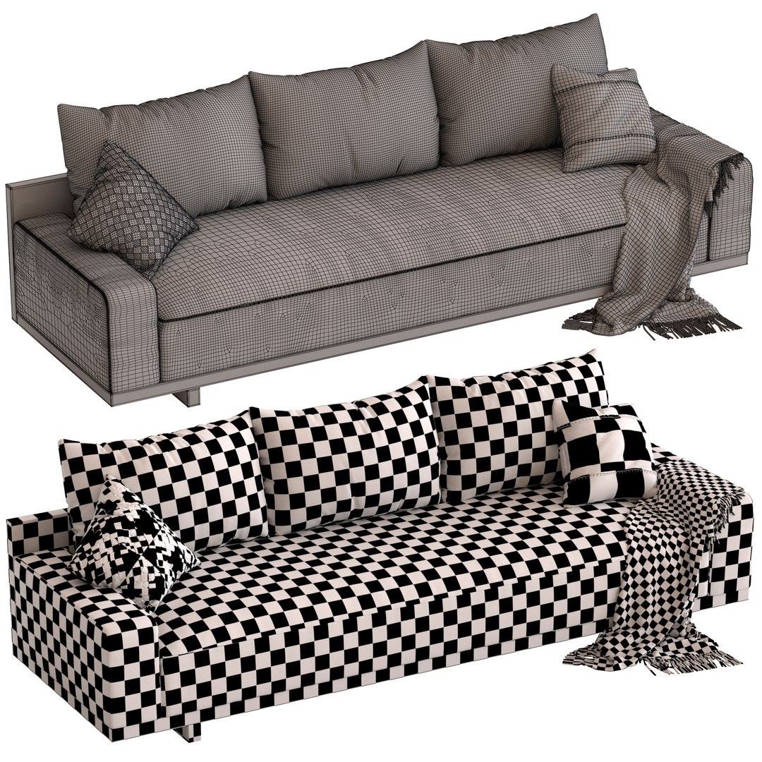 3D Coco Republic Kobe Sofa - TurboSquid 2184208
