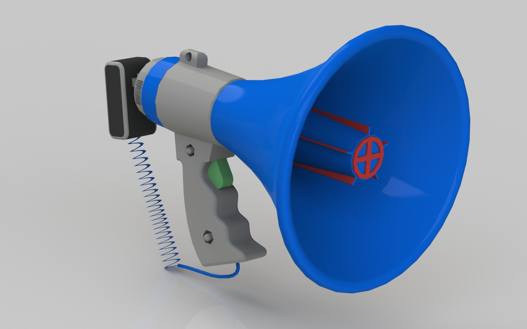 bullhorn 3d model