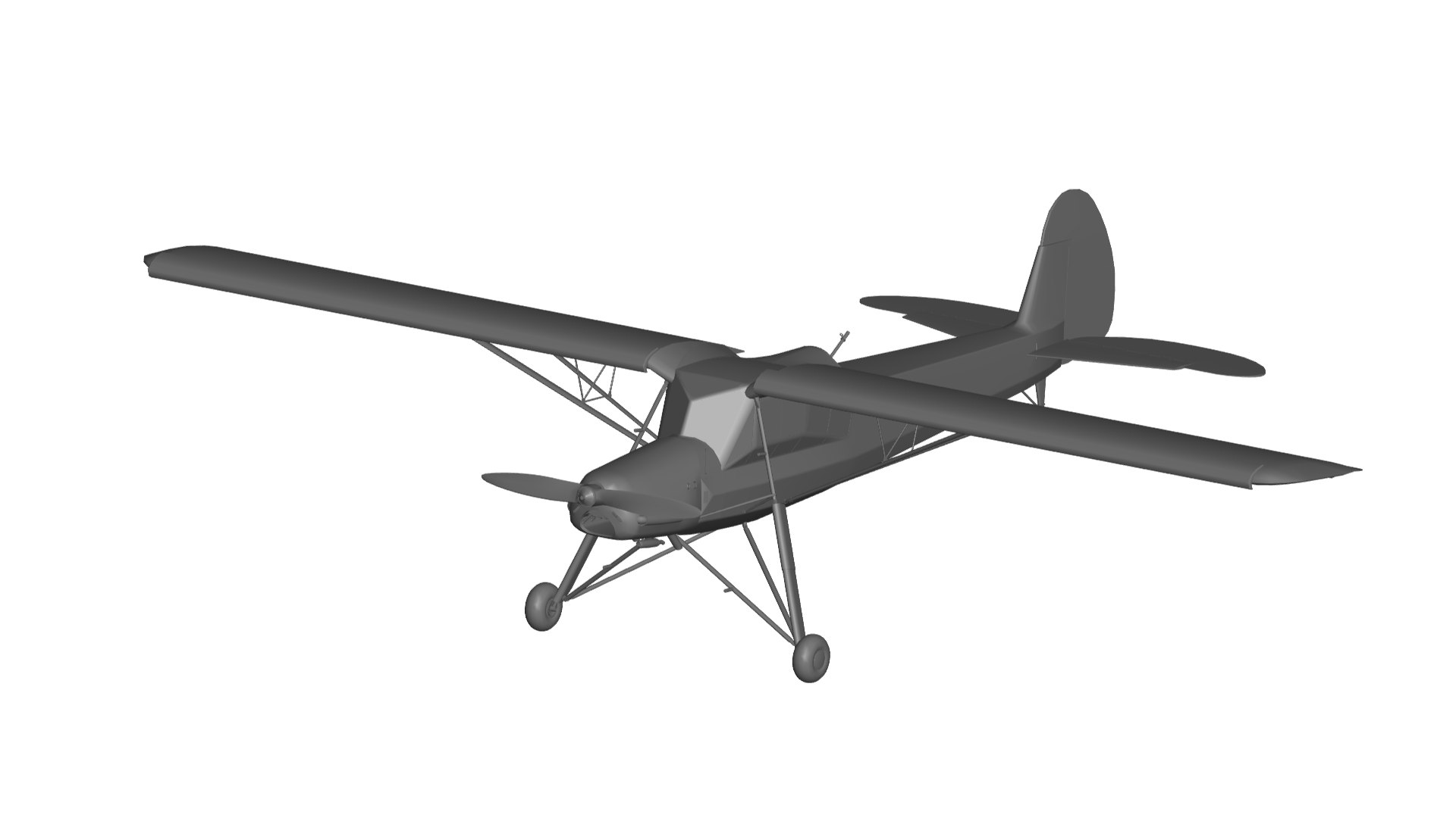 3D model Fieseler Fi 156 Storch - TurboSquid 1987076