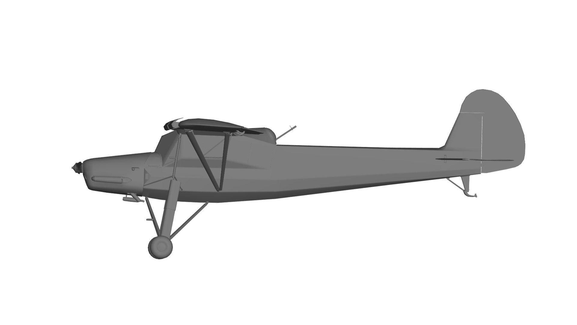 3D model Fieseler Fi 156 Storch - TurboSquid 1987076