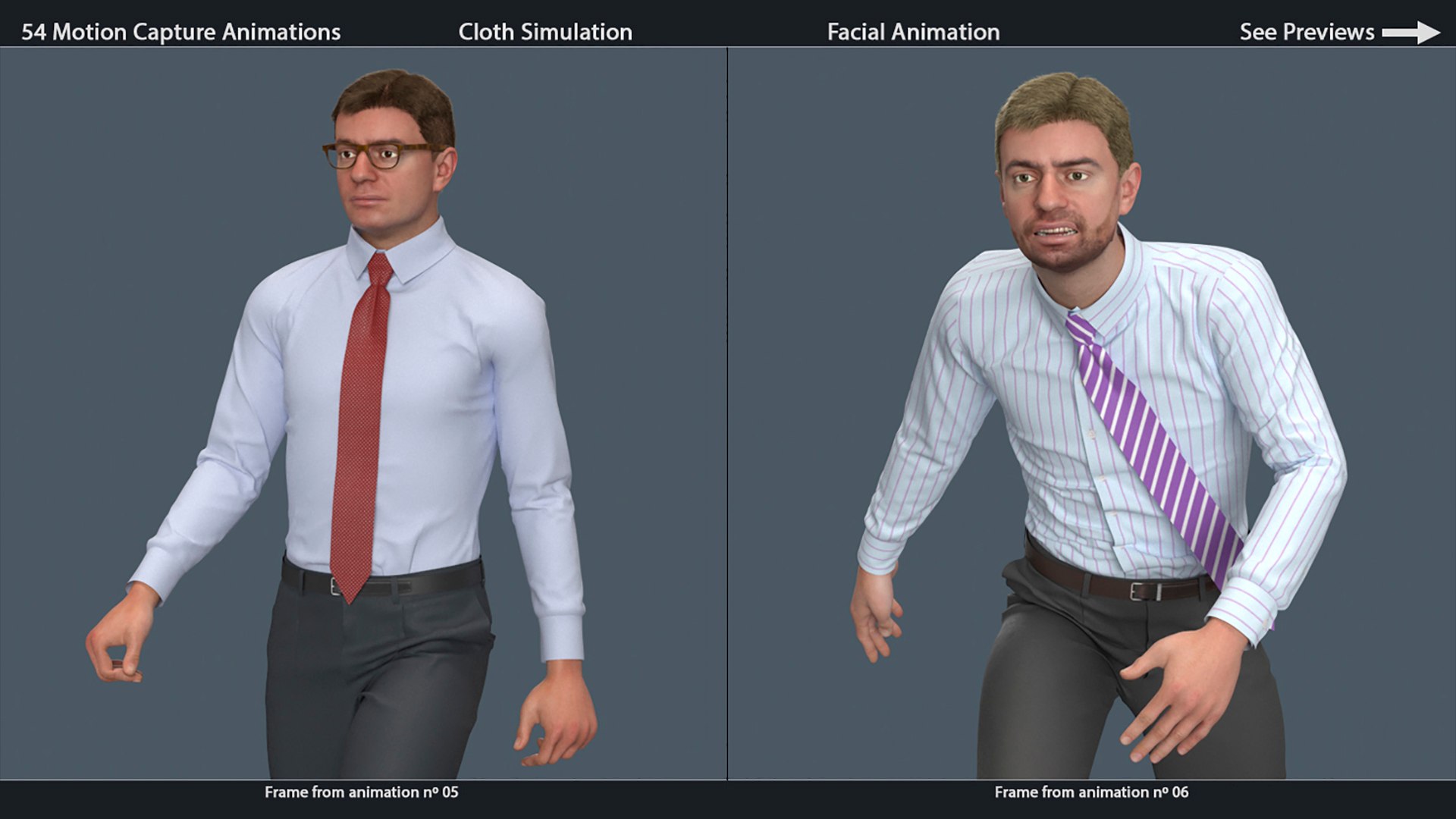 Realistic male cloth animations 3D model - TurboSquid 1216662