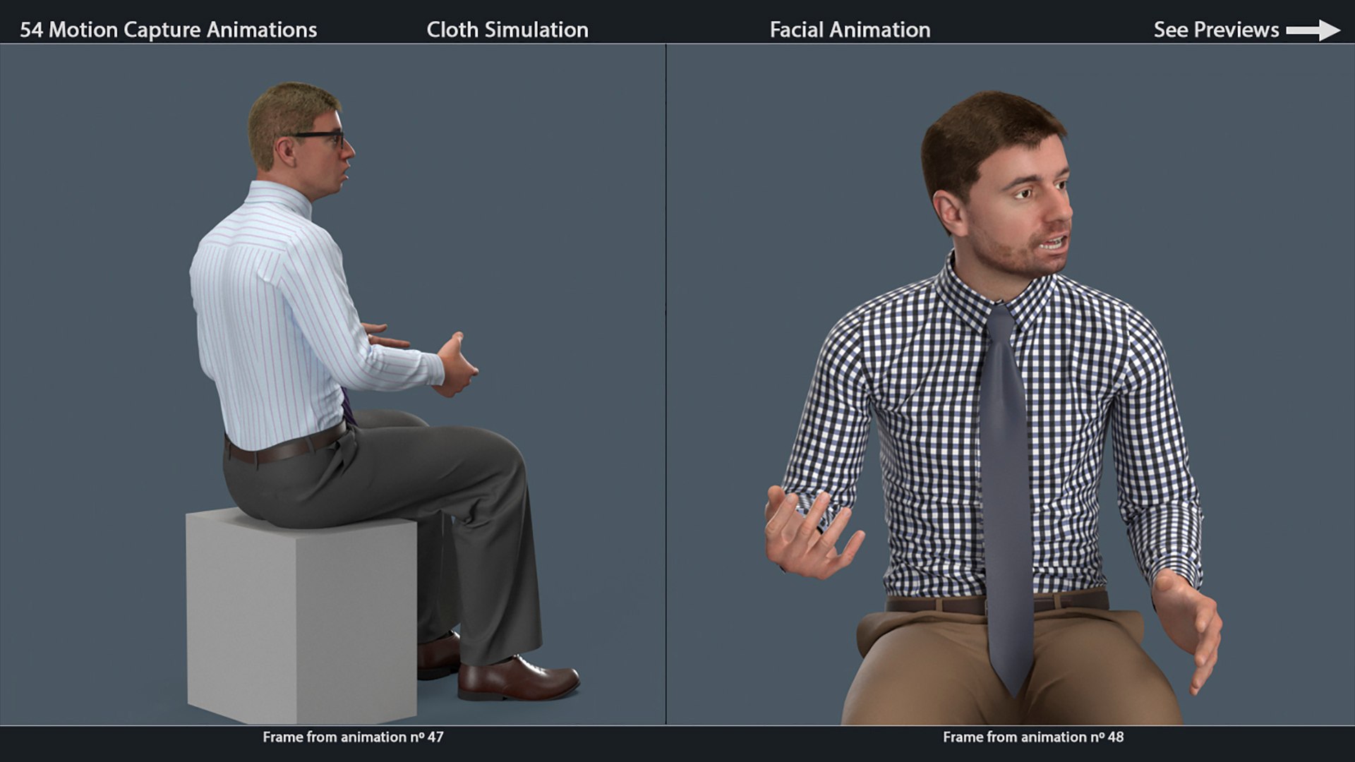 Realistic male cloth animations 3D model - TurboSquid 1216662