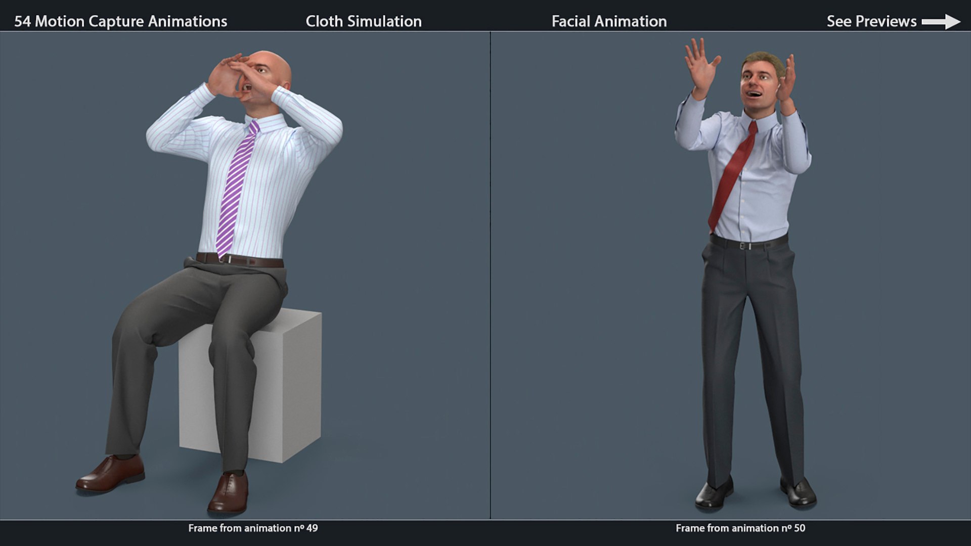 Realistic male cloth animations 3D model - TurboSquid 1216662