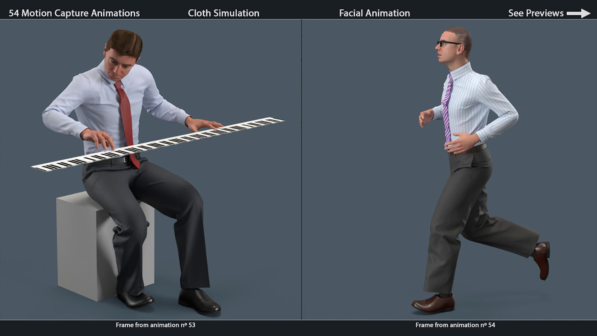 Realistic male cloth animations 3D model - TurboSquid 1216662