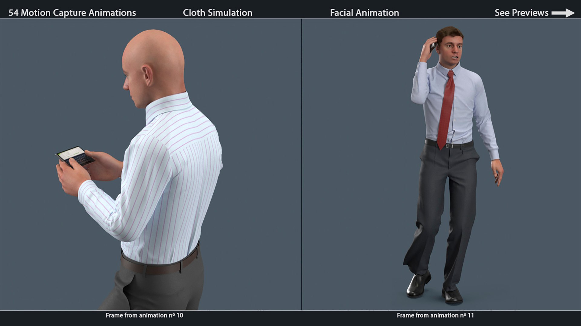 Realistic male cloth animations 3D model - TurboSquid 1216662