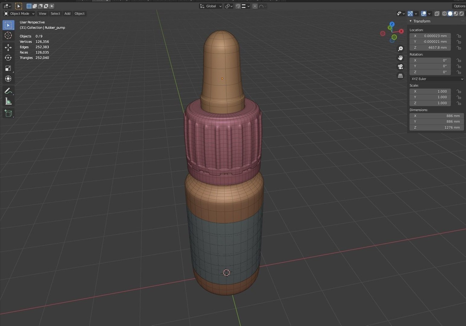 Dropper Bottle 3D Model - TurboSquid 1873523