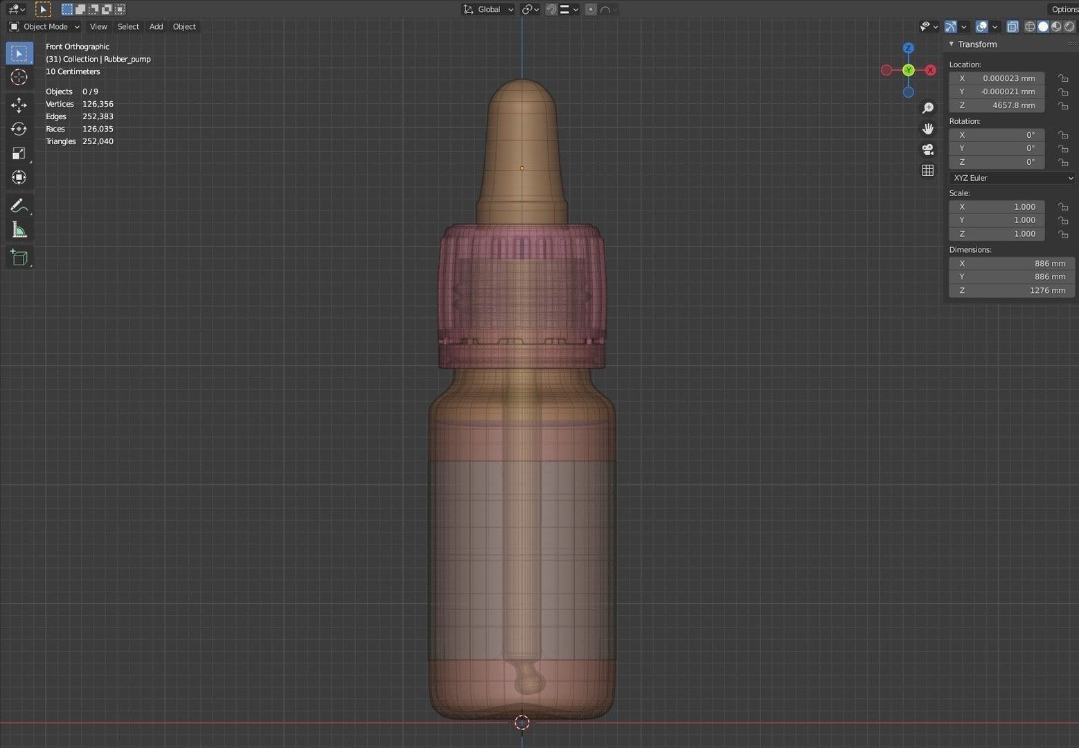 Dropper Bottle 3D Model - TurboSquid 1873523
