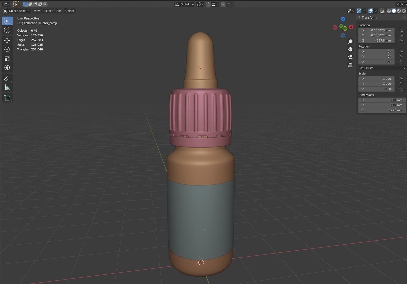 Dropper Bottle 3D Model - TurboSquid 1873523