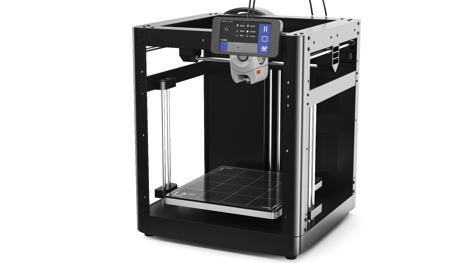 Two Detailed 3D Printers 3D Model - TurboSquid 2440231