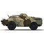 3d brdm 2 amphibious vehicle model