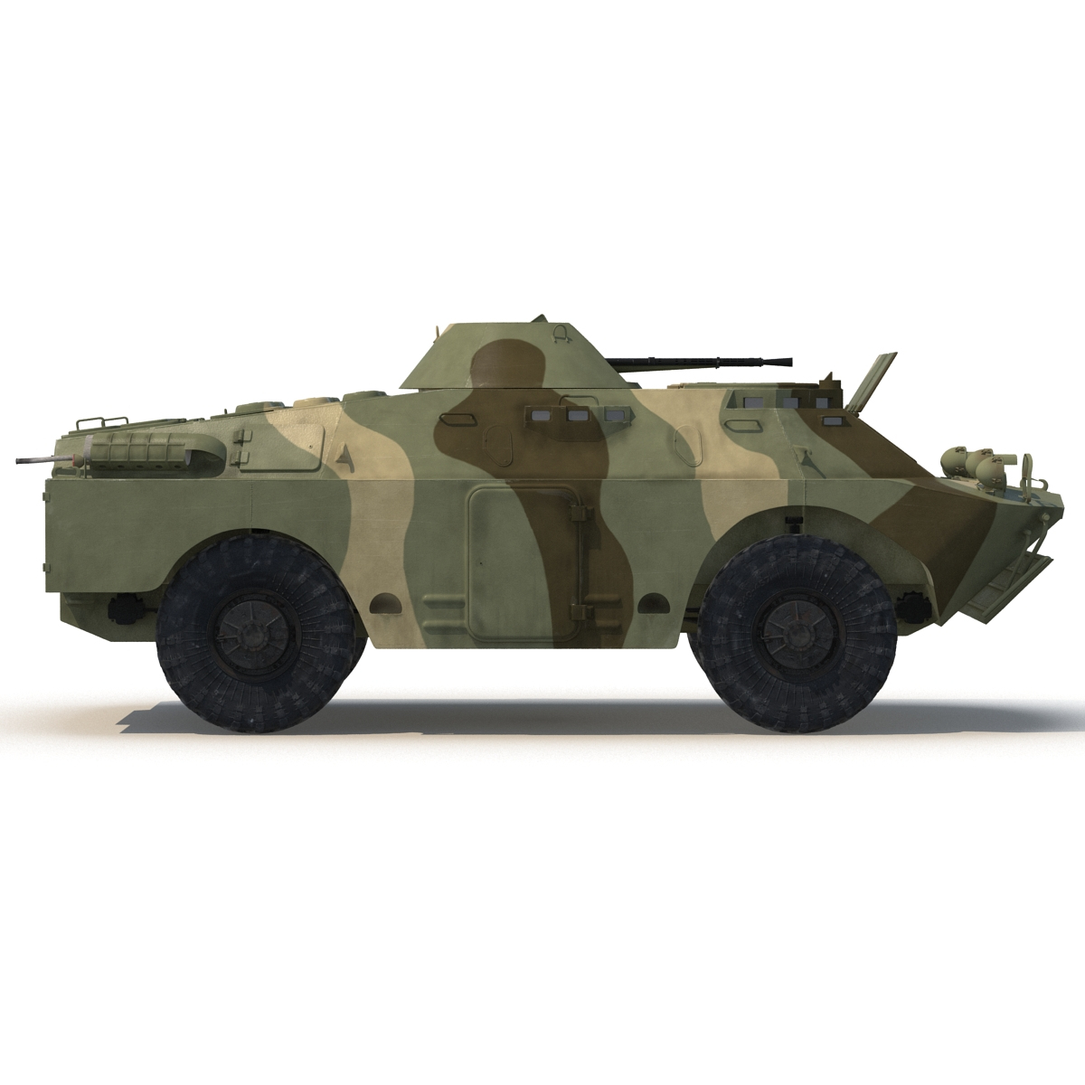 3d brdm 2 amphibious vehicle model