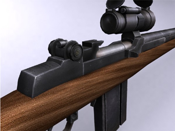 3d m14 rifle model