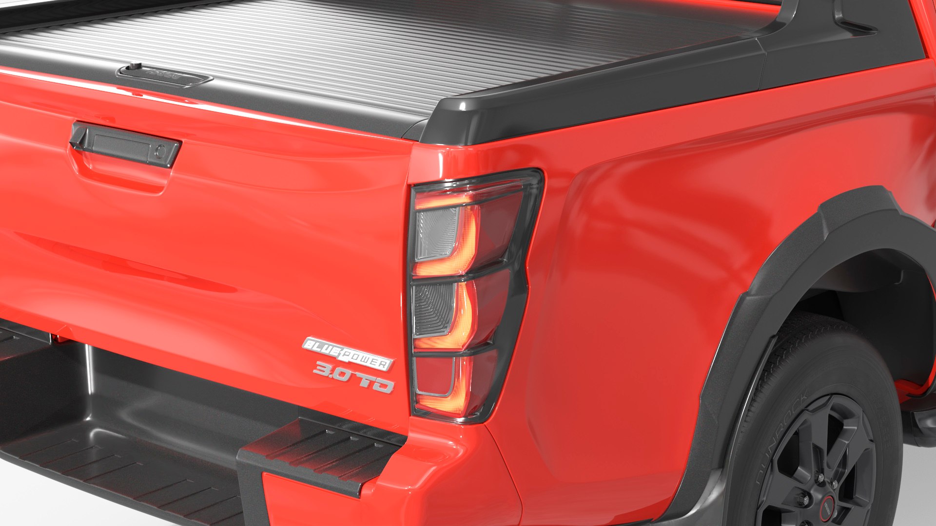 Isuzu D-MAX 2025 Right-Hand Drive Pickup Red 3D Model - TurboSquid 2403515