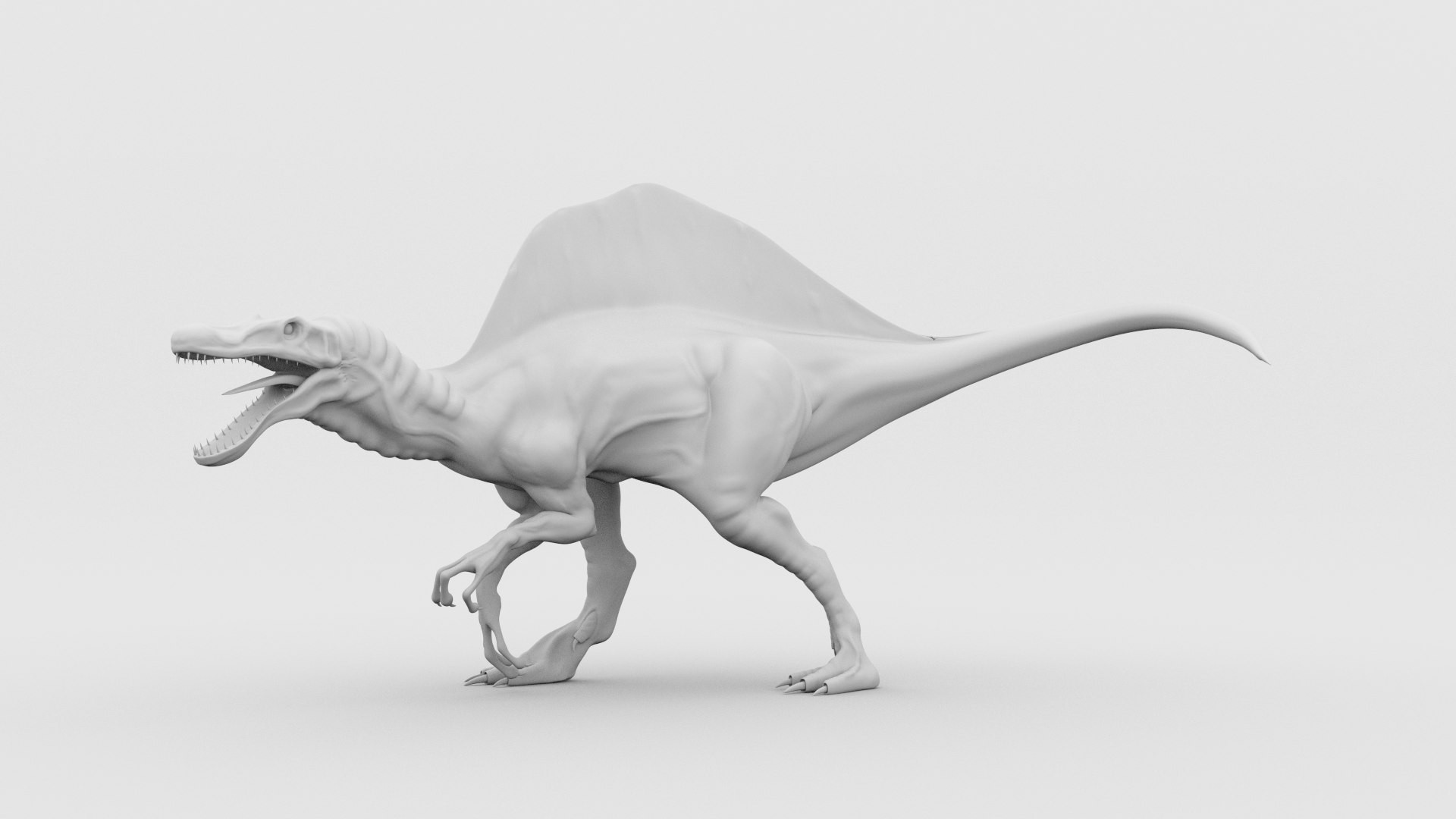 Spino spinosaurus 3D model - TurboSquid 1196394