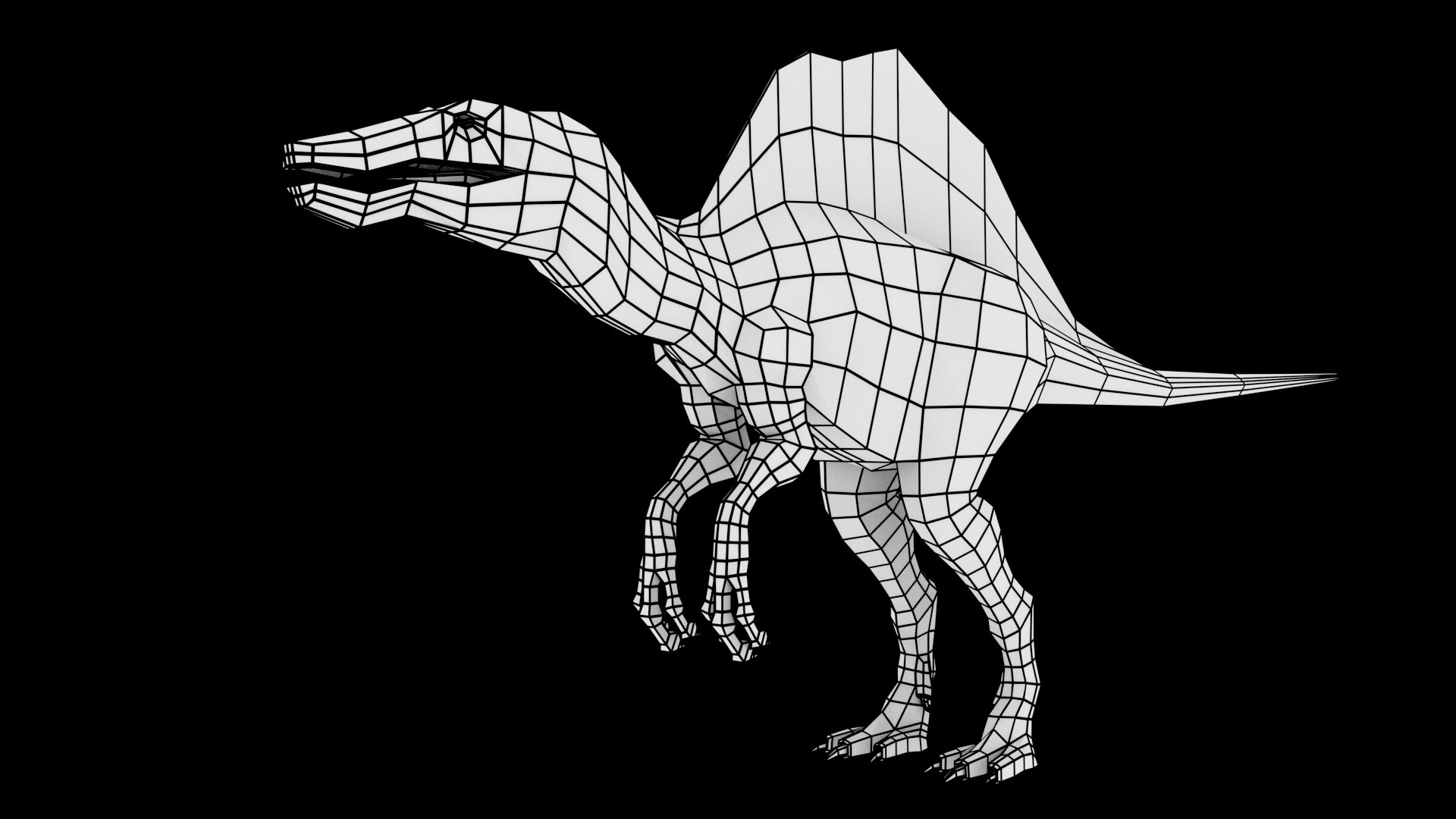 Spino spinosaurus 3D model - TurboSquid 1196394