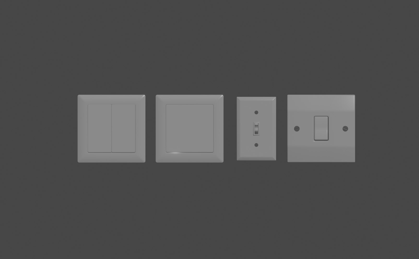 Light Switches 3D - TurboSquid 2057954