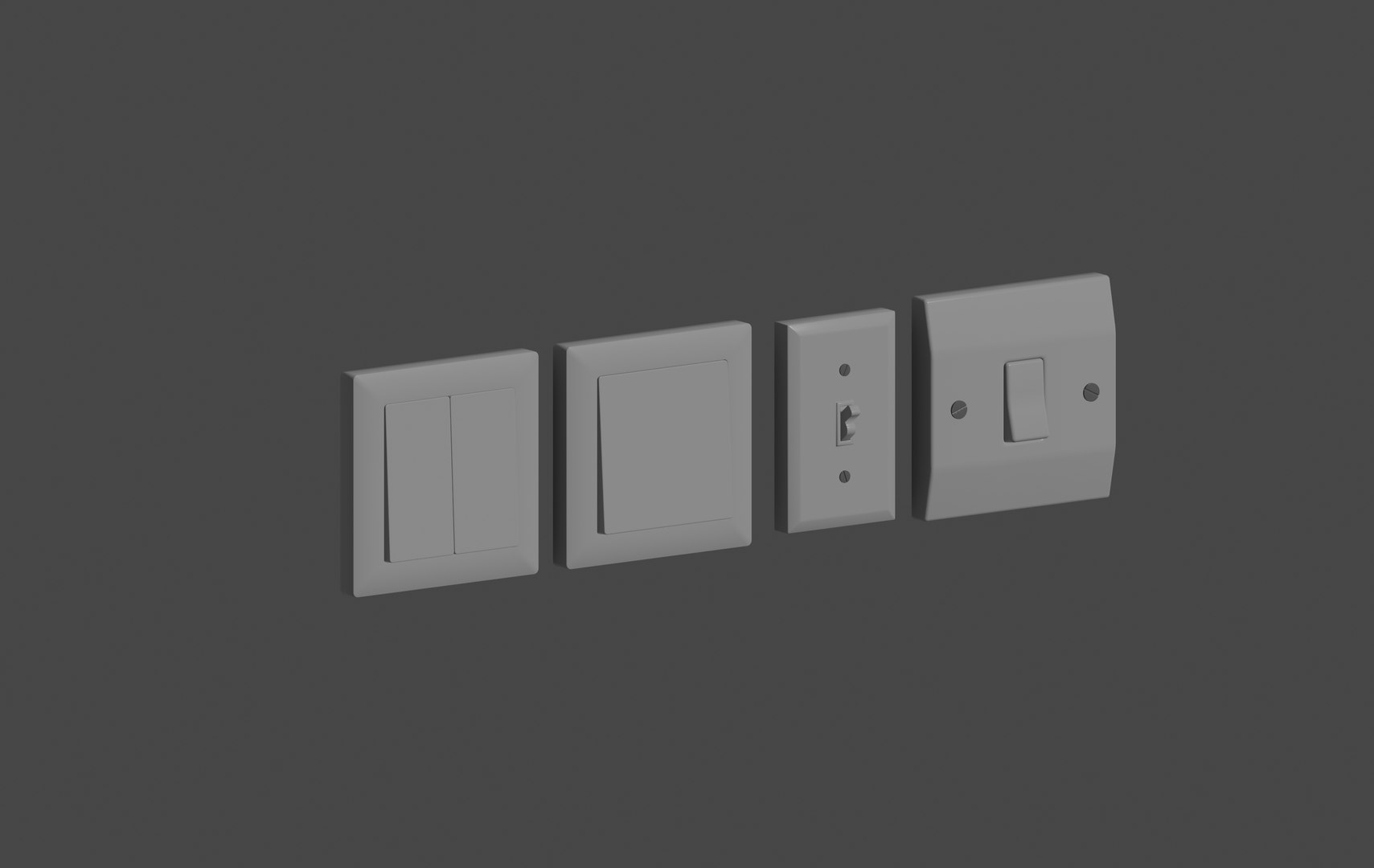 Light Switches 3D - TurboSquid 2057954