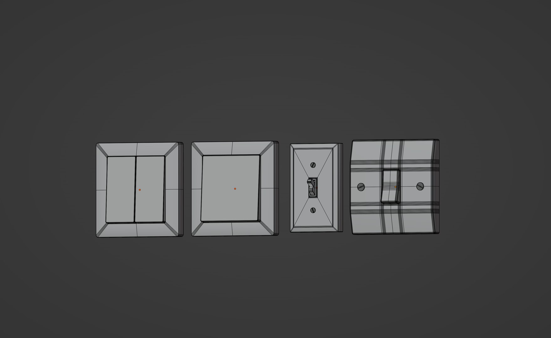 Light Switches 3D - TurboSquid 2057954