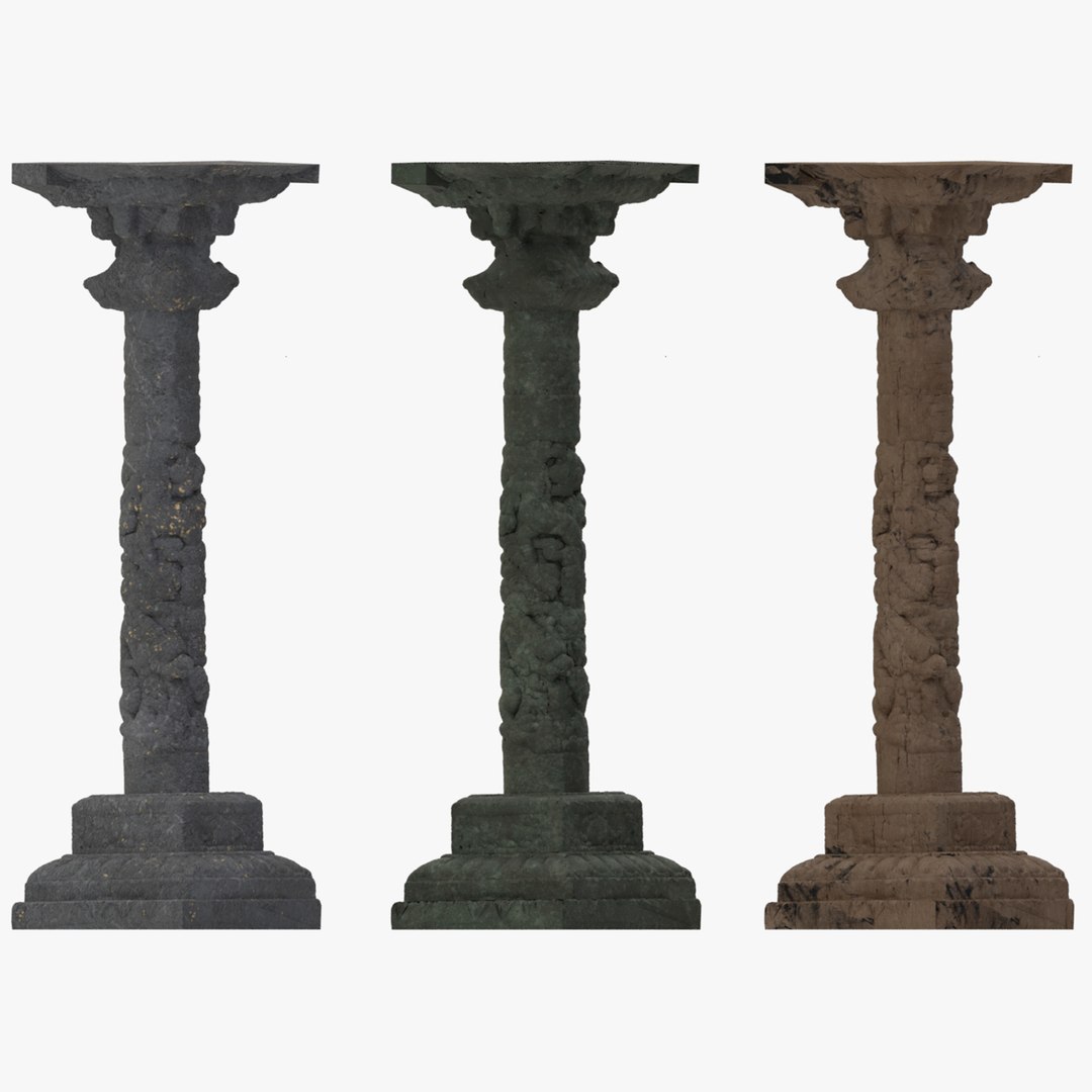 4K Textures Dragon Pillar 3D - TurboSquid 1959908