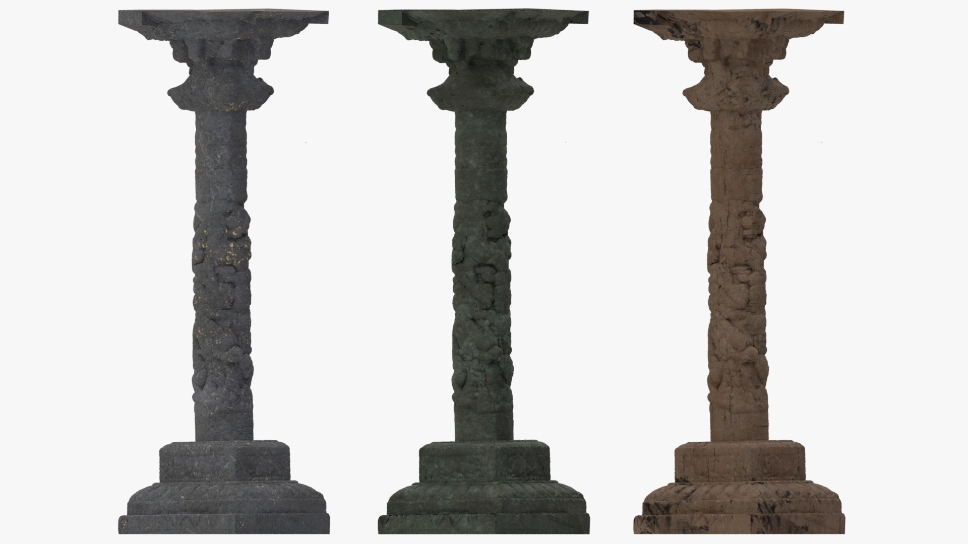 4K Textures Dragon Pillar 3D - TurboSquid 1959908