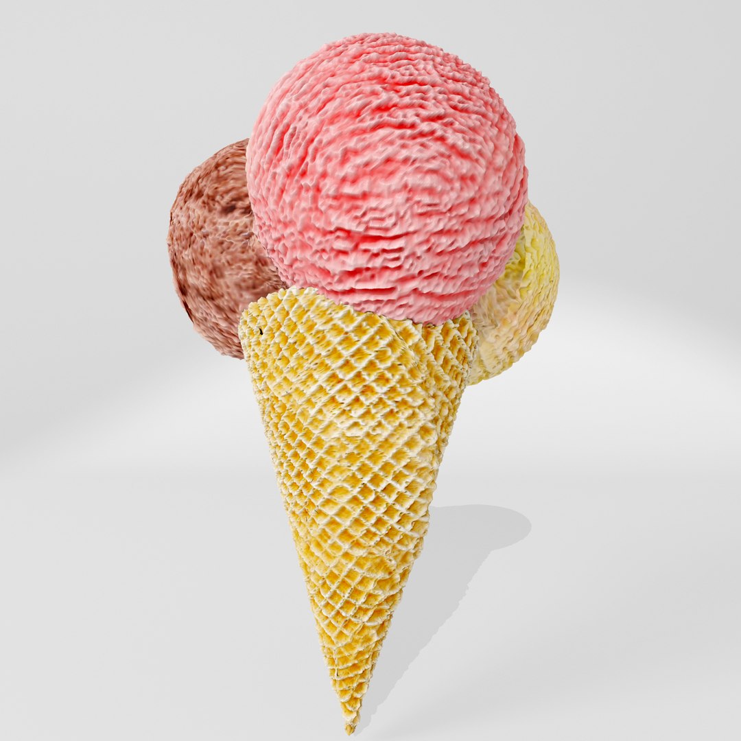 3d Model Of Ice Creame