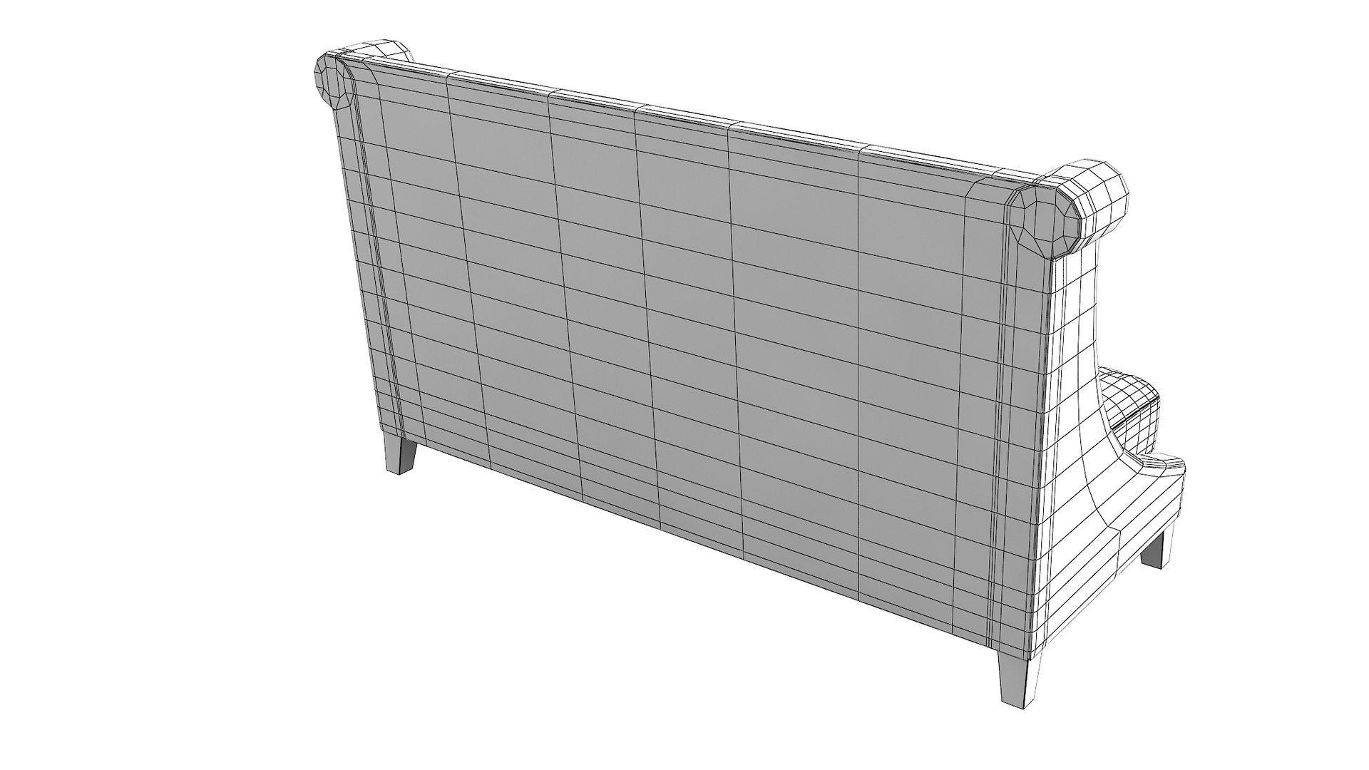 3D Club Sofa - TurboSquid 1484565