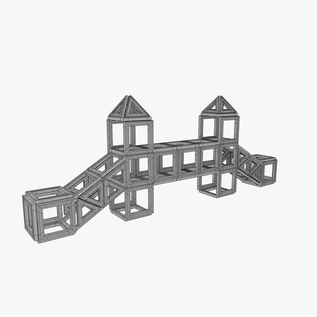 3d magformer collada dae model