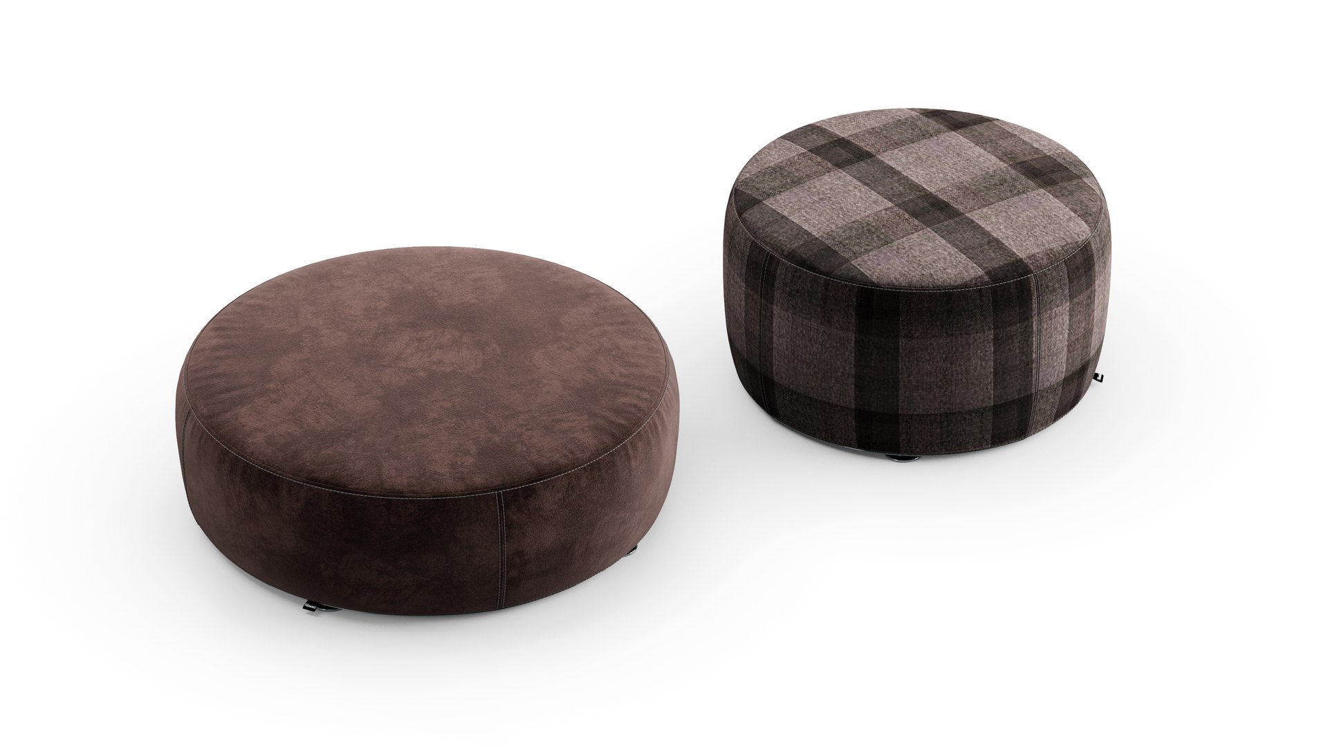 3D Model Minotti Davis Poufs - TurboSquid 1272936