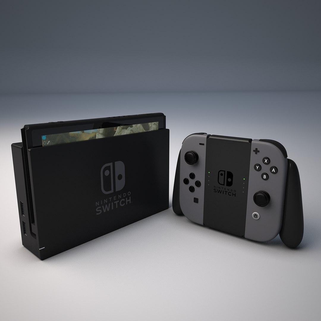 Nintendo Switches 3d Max