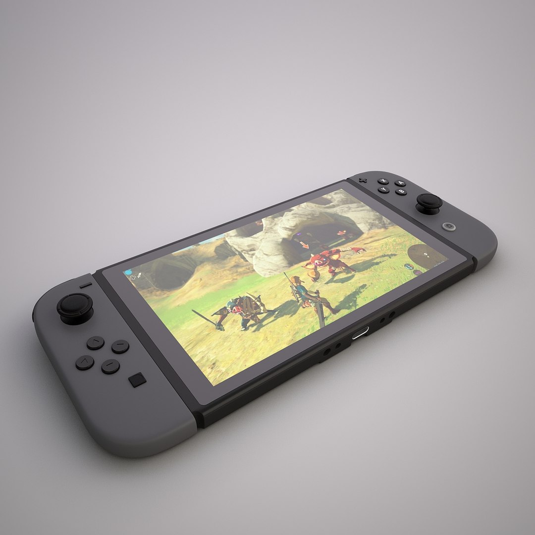 Nintendo Switches 3d Max