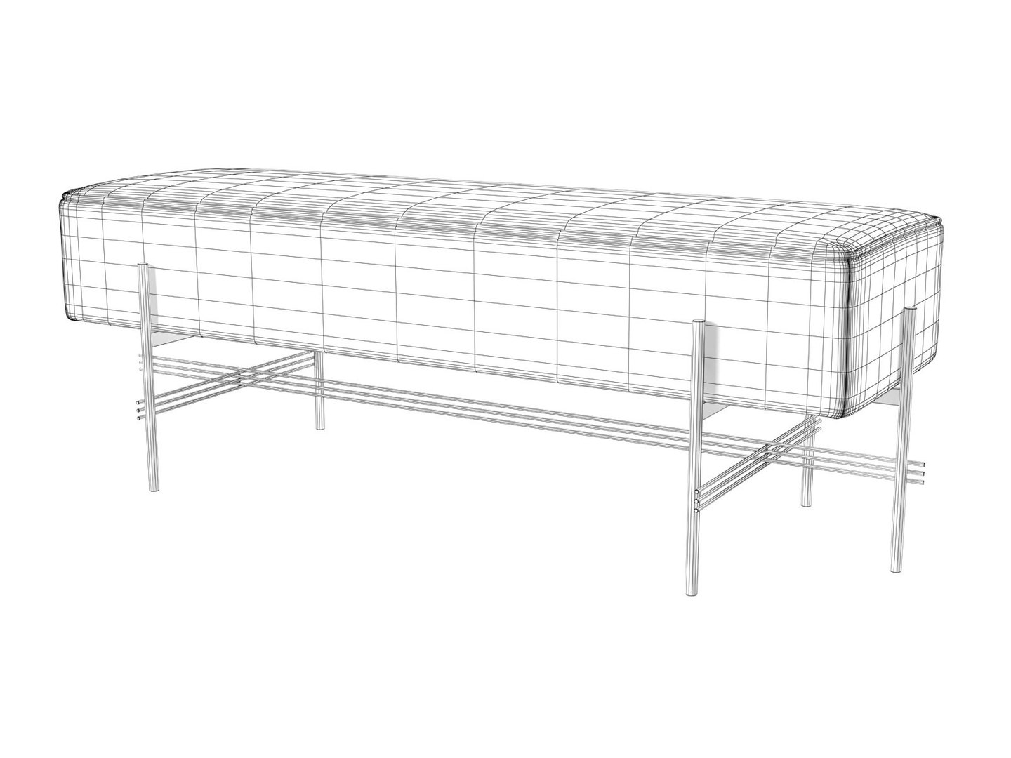 Free Ts Pouf Rectangular 3D Model - TurboSquid 1308398