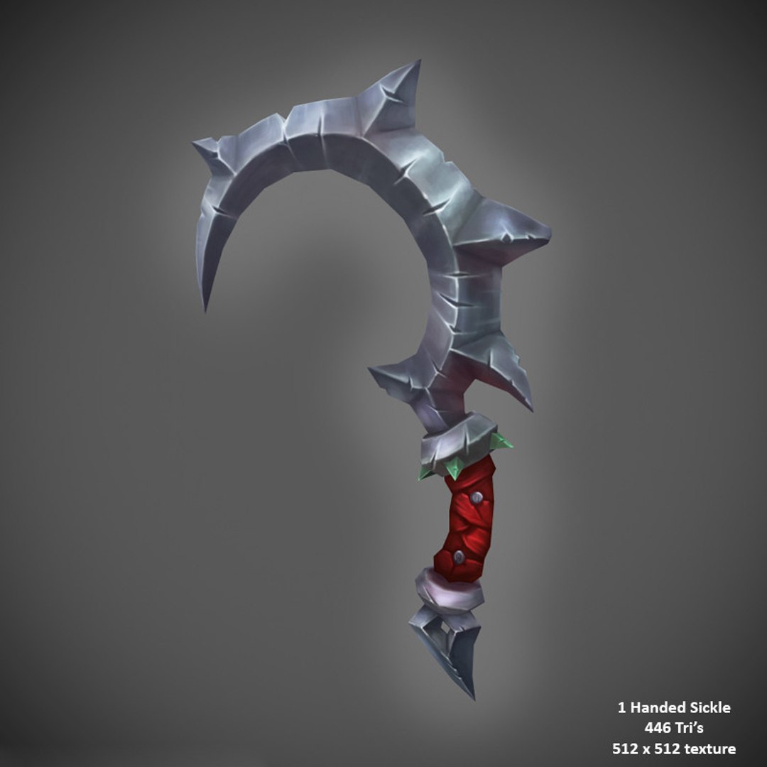 hand painted games 3d model