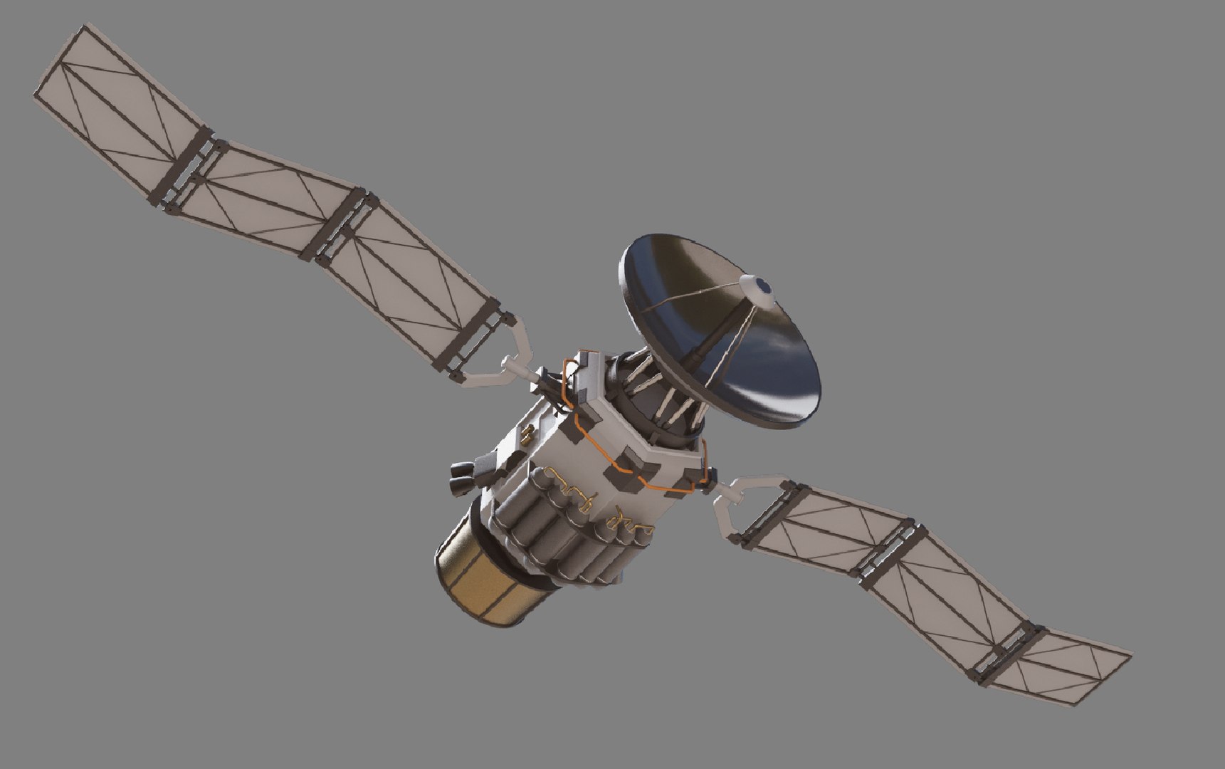 3D Satellite Highpoly Model - TurboSquid 1687632